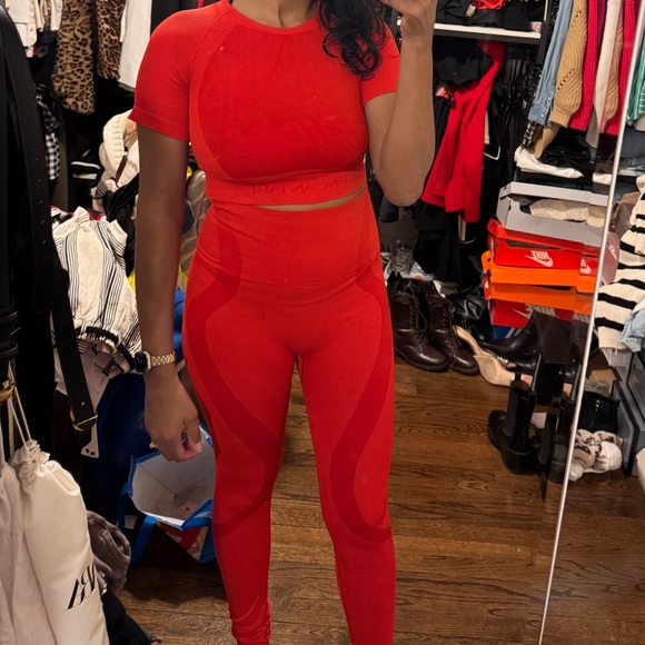 Pants & Jumpsuits | Brazilian Red Workout Set | Poshmark